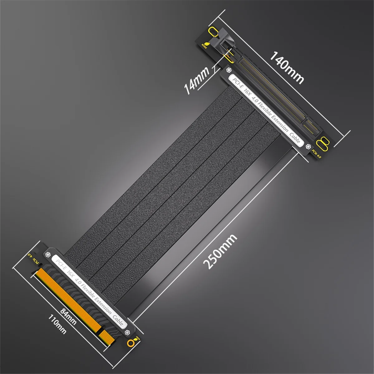 PCIE-4-0-16X-Extension-Cable-64GBS-High-Speed-GPU-Riser-Cable-for-GPU ...