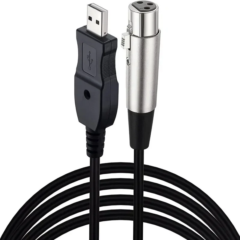 ANPWOO-Microphone-USB-To-XLR-Built-in-Sound-Card-Cable-USB-To-XLR-Usb ...