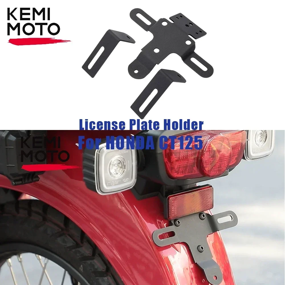 For Honda Trail 125 CT125 2020-2022 License Plate Holder Frame Bracket ...
