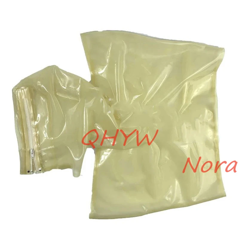 Unisex Transparent Latex Shorts Unterwäsche Dessous mit Gummi Hauben ...