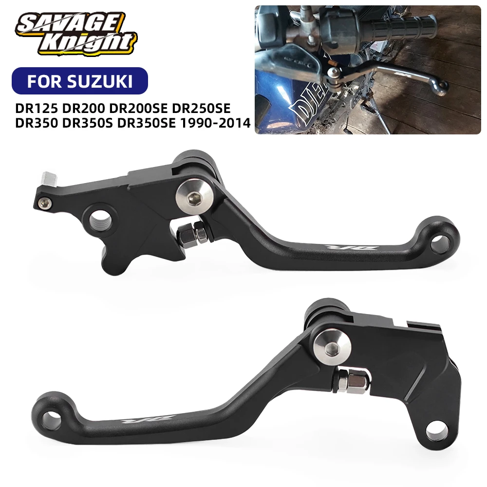 Motorcycle-Pivot-Brake-Clutch-Levers-For-SUZUKI-DR-125-200-250-350 ...