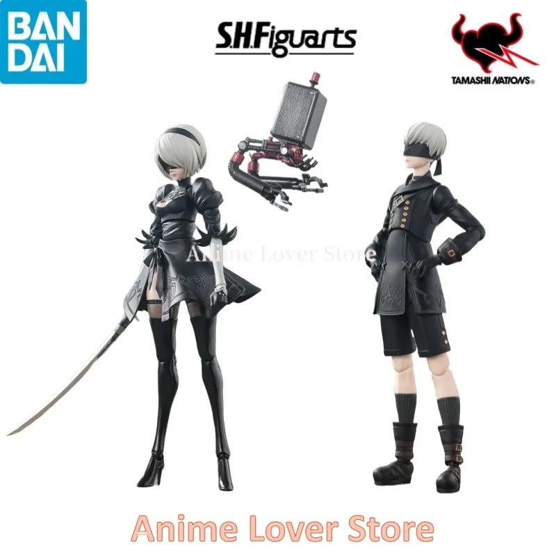 En-Stock-Original-Bandai-S-H-Figuarts-SHF-NieR-Automata-2B-9S-Anime ...