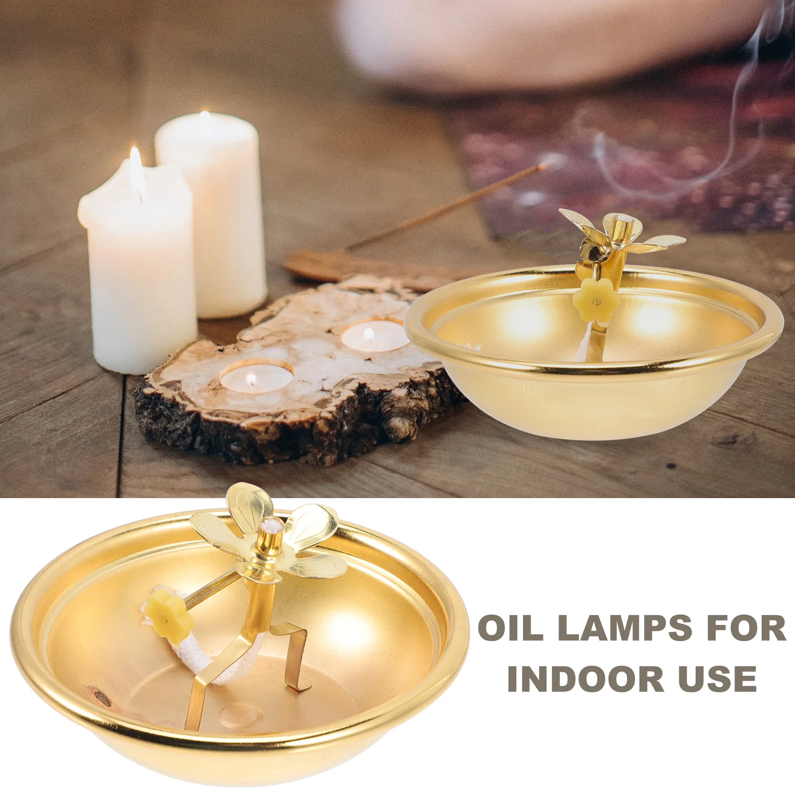 Generic Lamp Oil Holder Kerosene Butter Ghee Lamps Tibetan ...