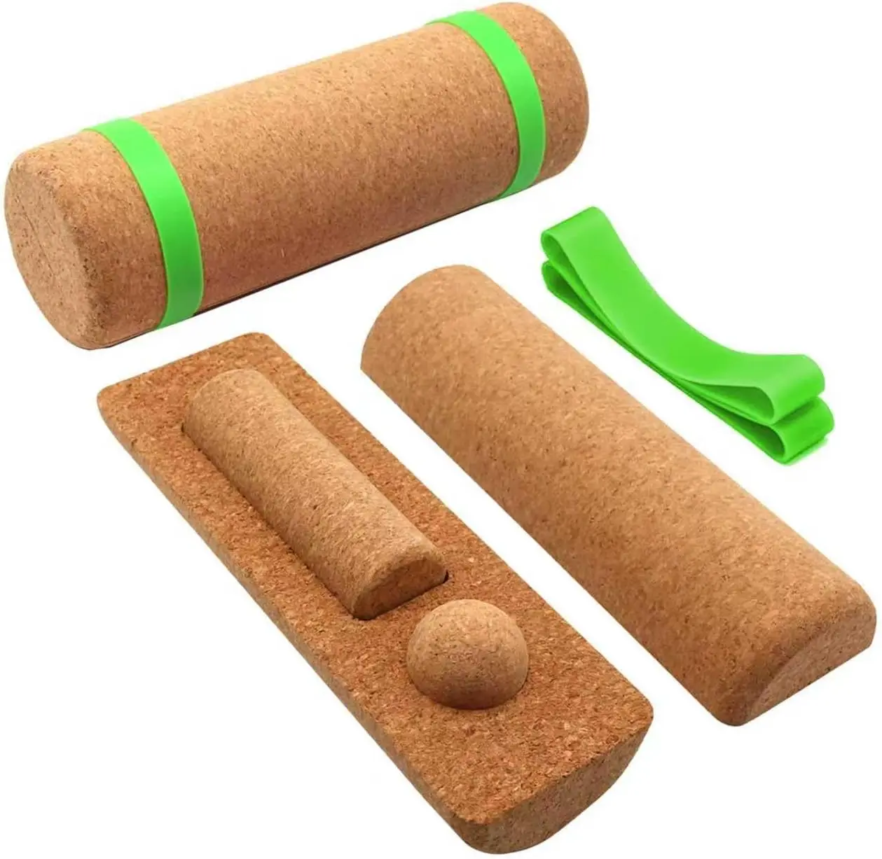 Cork Balance Board Foot Balance Cork Roller Premium Cork Wobble Board ...