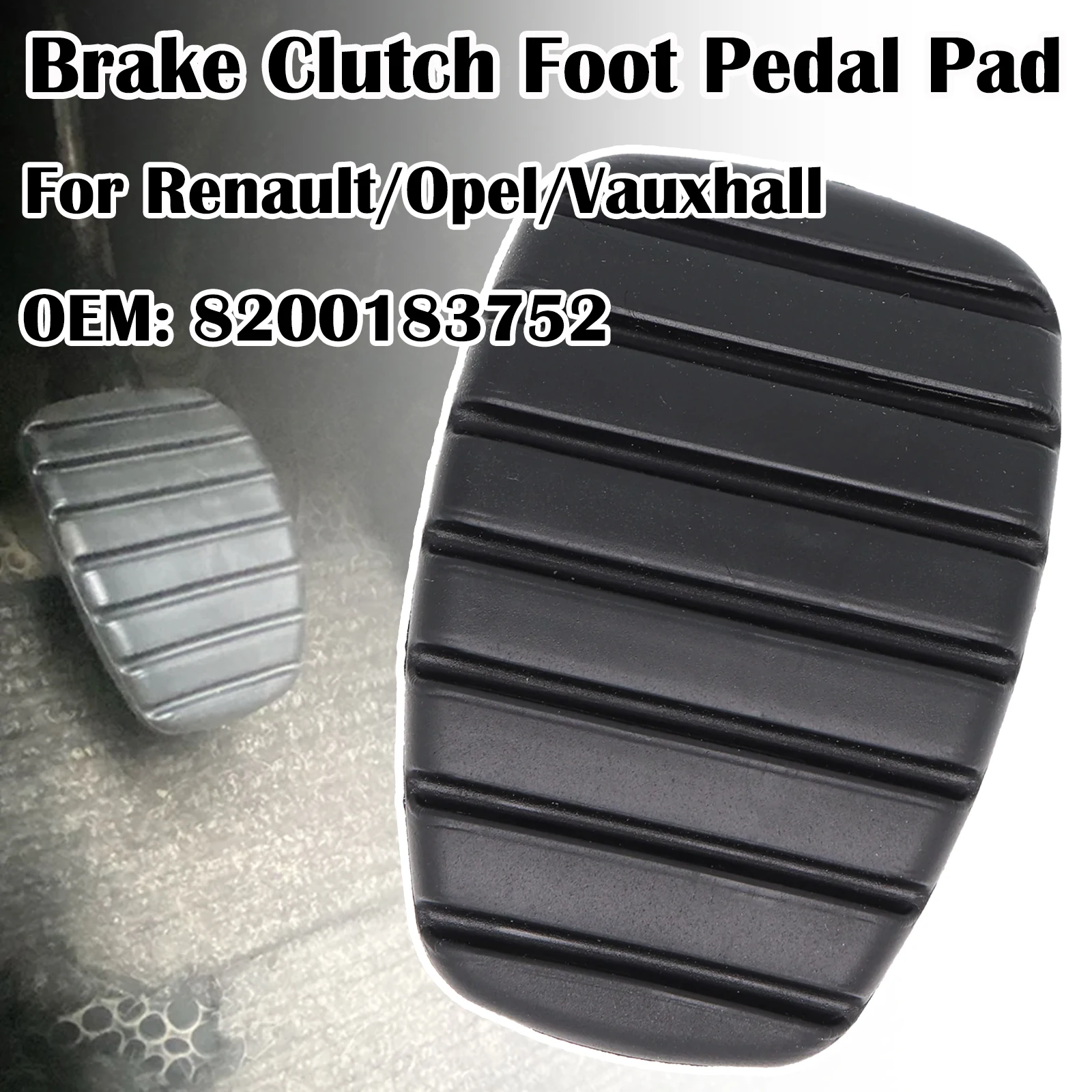 Car-Brake-Clutch-Foot-Pedal-Pad-Cover-Accessories-For-Renault-Clio-2 ...