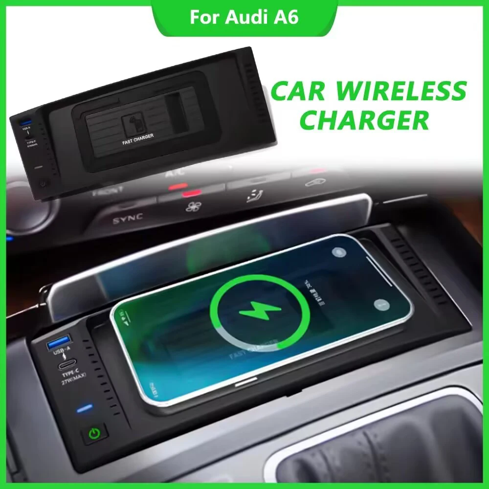 Car-wireless-charger-For-Audi-A6-C7-A7-S6-RS6-S7-RS7-2011-2018-charging ...
