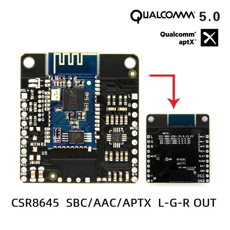 Qualcomm-CSR8645-Bluetooth-5-0-supports-APT-X-lossless-music-hifi ...