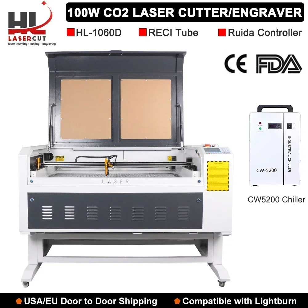 HL-1060D-100W-39-x24-CO2-Laser-Engraver-Cutter-1060-Laser-Cutting ...