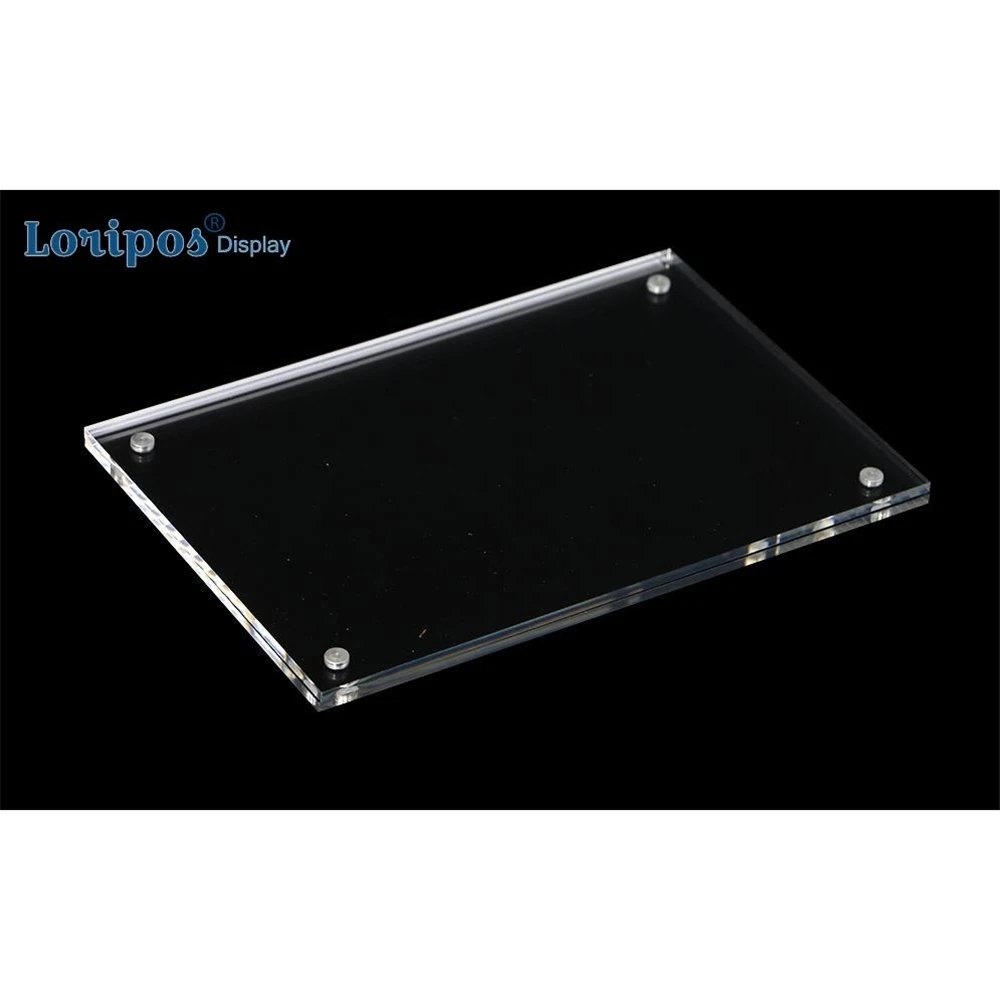 Transparent-Magnet-Plexiglass-Acrylic-Fridge-Magnet-Picture-Frames ...