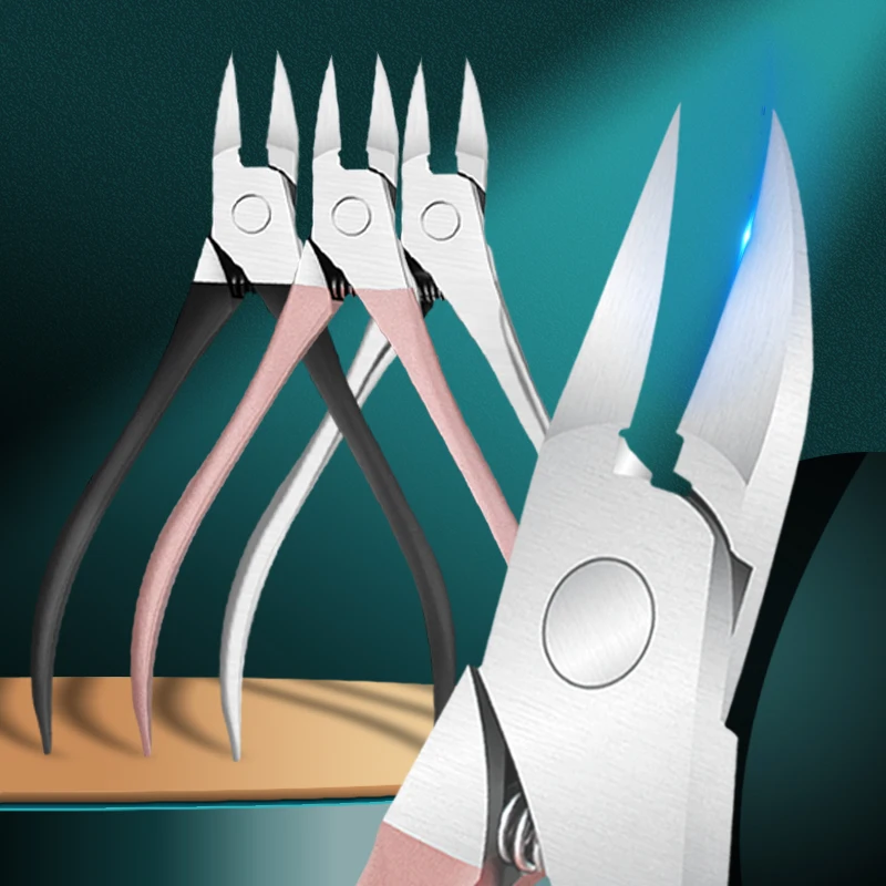 Professional Nail Art Clipper Nipper Dead Skin Shear Polishing Sanding ...