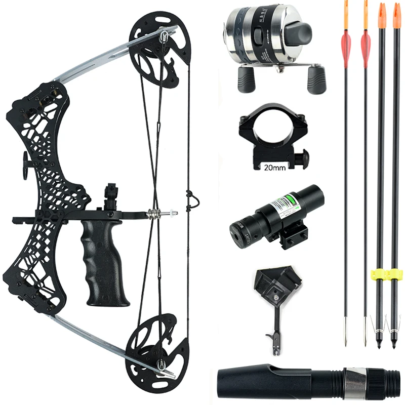 Arco-de-pesca-compuesto-de-polea-accesorios-de-flecha-tiro-con-arco ...