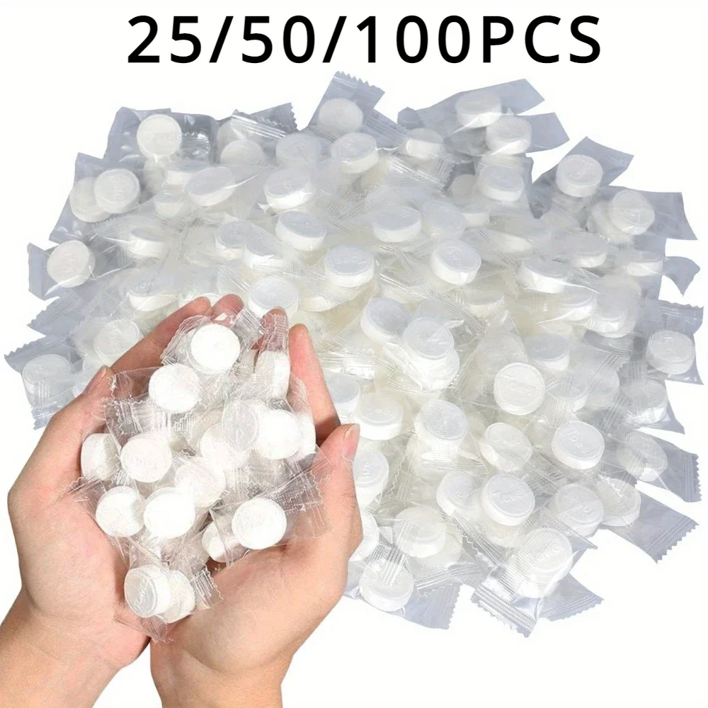 25-50-100PCS-Disposable-Compressed-Towel-Portable-Mini-Towel-for-Travel ...