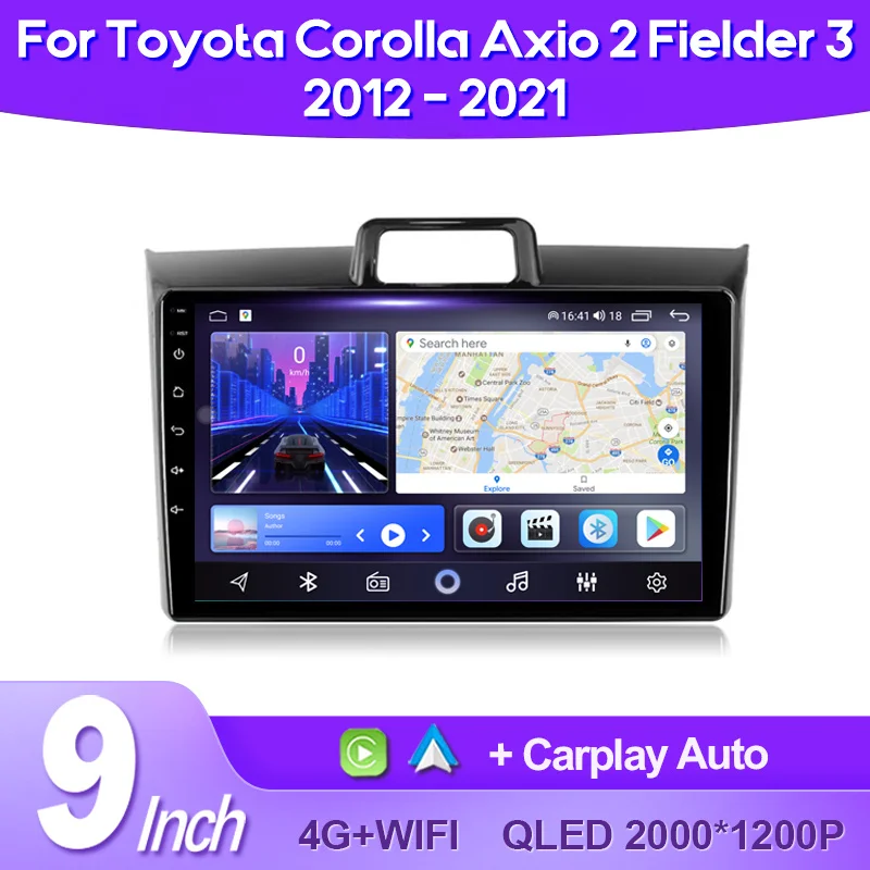 QSZN-Car-Radio-For-Toyota-Corolla-Axio-2-Fielder-3-E160-2012-2021-2K ...