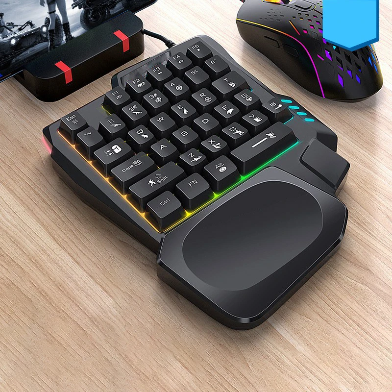 35-key-Usb-Wired-Mobile-Game-Keyboard-And-Mouse-E-sports-Game-Key-And ...