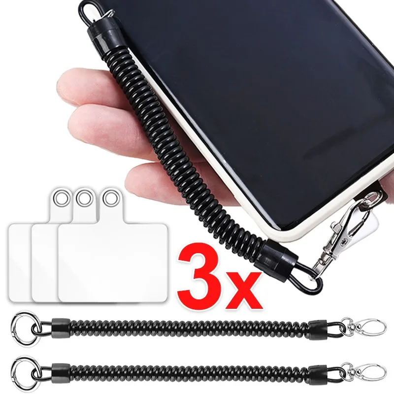 Telescopic-Anti-theft-Spring-Lanyard-Wrist-Lanyard-Gasket-Phone-Safety ...