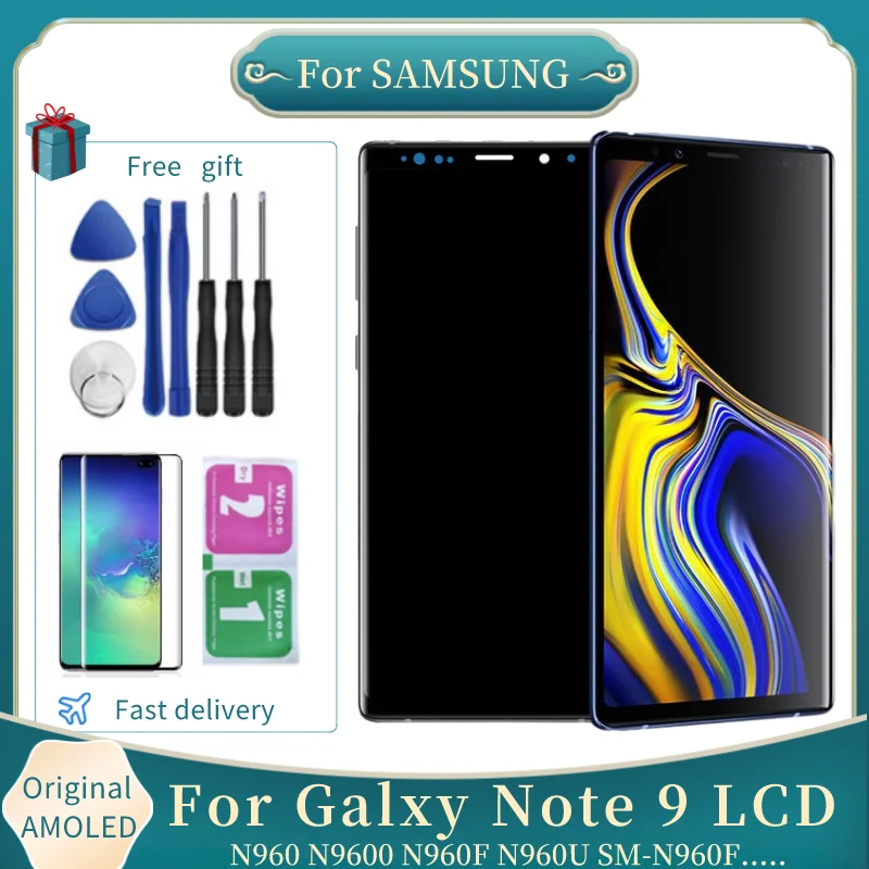 100-display-original-de-6-4-para-Samsung-Galaxy-Note-9-LCD-N960-N9600 ...
