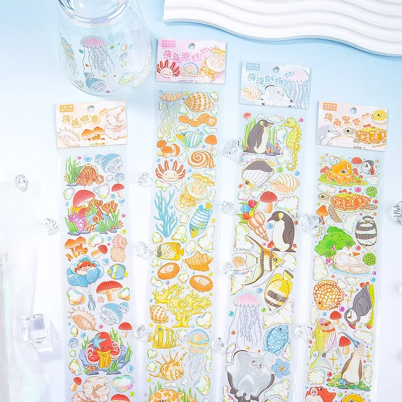 60mm-350mm-Strip-PET-Washi-Tape-marine-Animals-Journal-Sticker-Diy ...