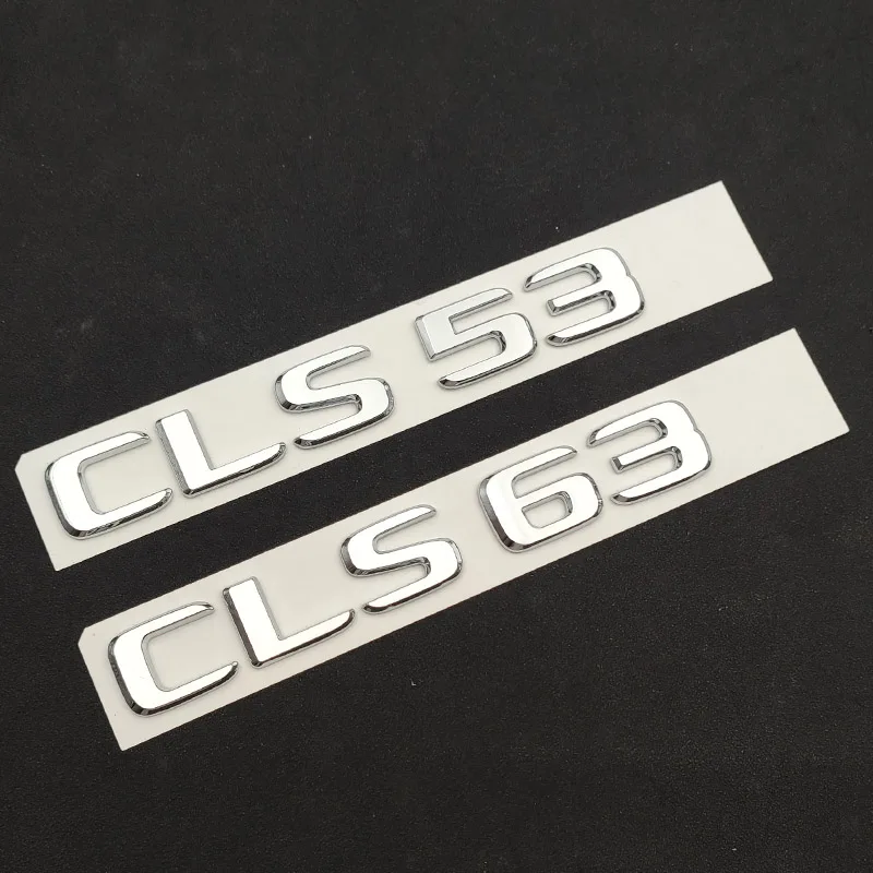 3d-ABS-Chrome-Letters-Car-Rear-Trunk-Badge-Sticker-CLS53-CLS63-Emblem ...