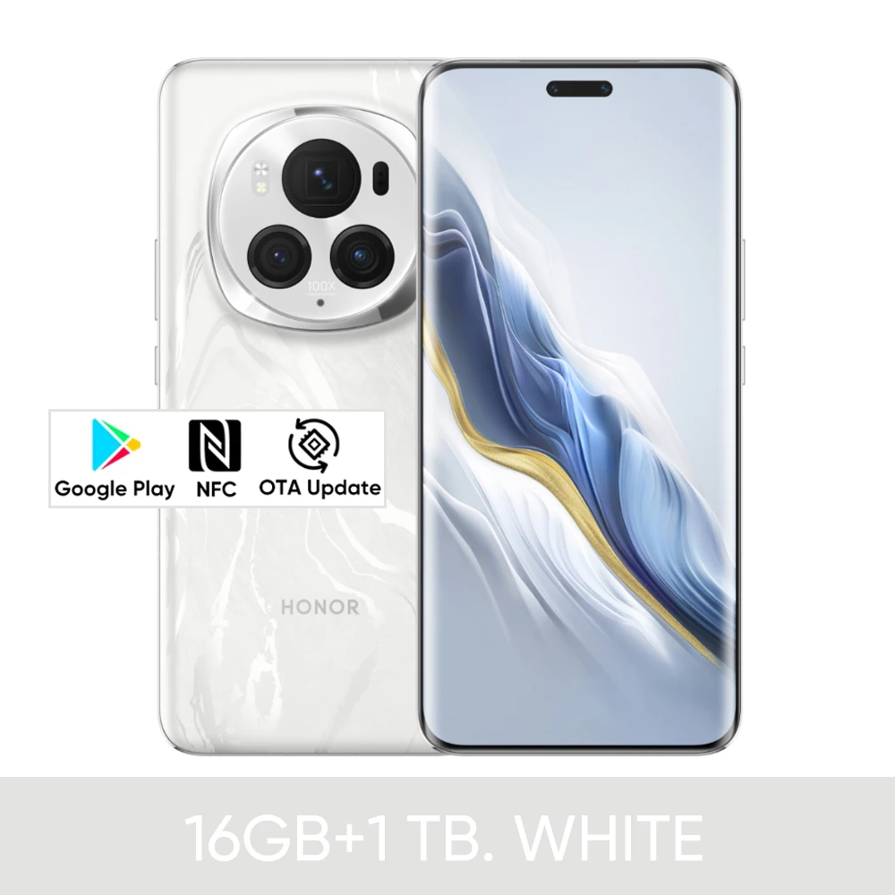 Teléfono inteligente HONOR Magic6 Magic 6 Pro Snapdragon 8 Gen3 Octa-Core acelerado Batería de ...