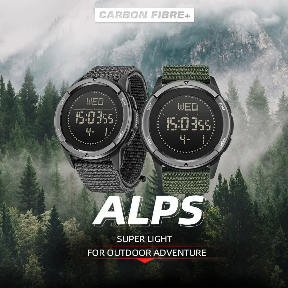NORTH-EDGE-Watches-for-Men-ALPS-45MM-Outdoor-Sports-Metronome-Compass ...