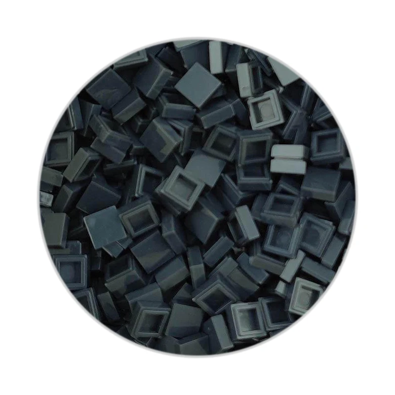 200/330/660 piezas MOC Pixel Partículas Placa Lisa 1x1 DIY Bloques de ...