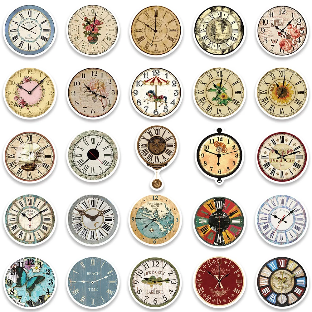 Clock Dial Decals