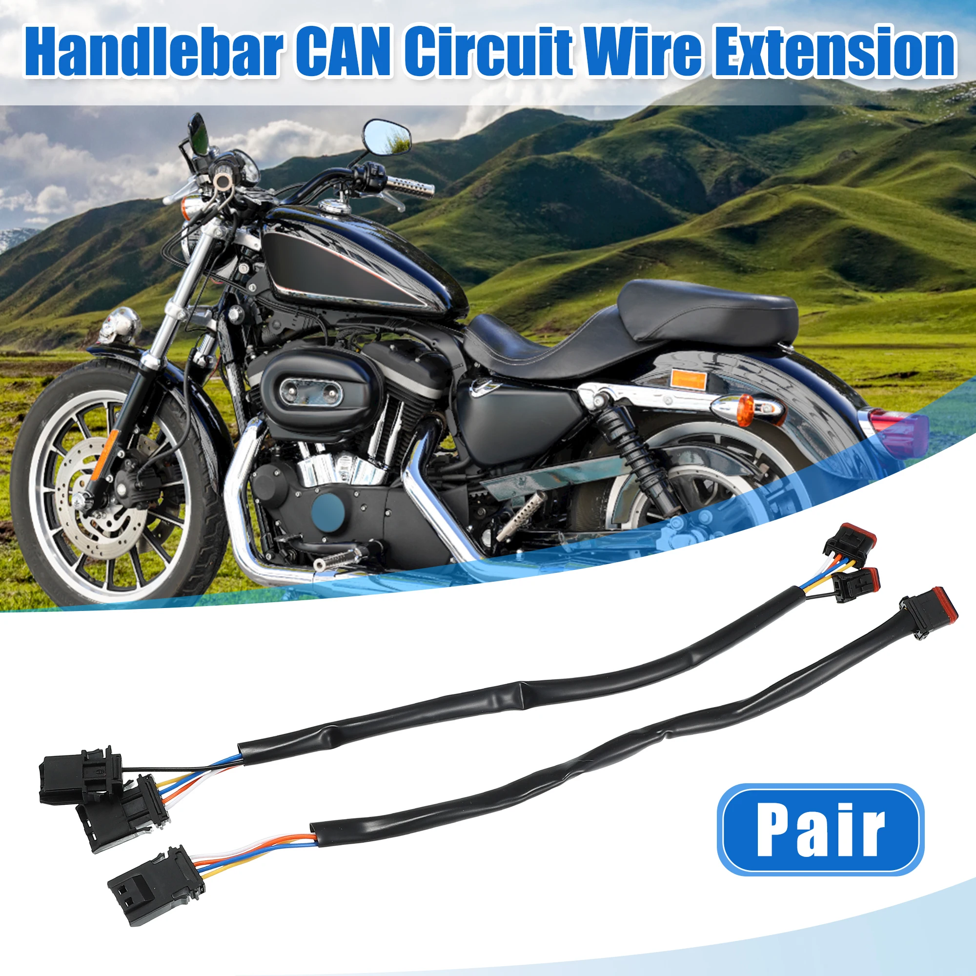 Extension Cable Harley | Harley Touring Softail | Extension Harness ...