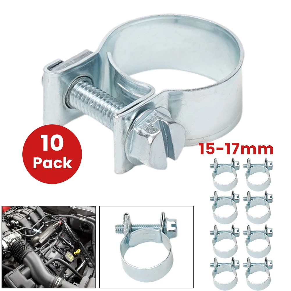 10pcs-Fuel-Line-Pipe-Clamp-Fuel-Hose-Fixing-Clip-Diesel-Gasoline-Pipe ...