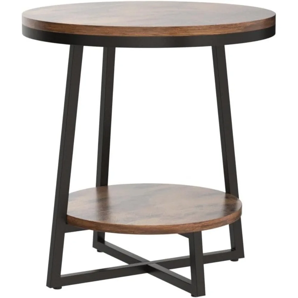 2 Tier Round Side Table – In Touch Decor