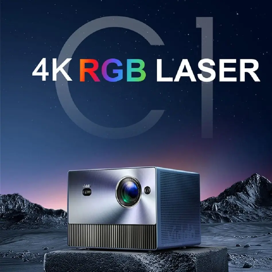 Vidda C1 Laser 4K Projector 3840x2160 Video 3D Beamer Android Cinema ...