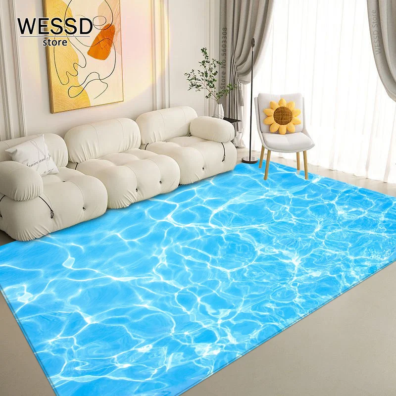 Water-Pattern-3D-Rugs-For-Living-Room-Soft-Absorbent-Rug-For-Bathroom ...