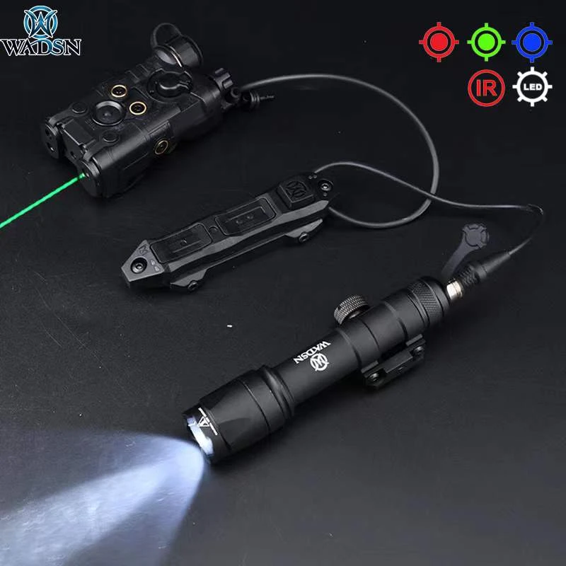 Tactical WADSN NGAL Red Green Blue Laser Sight IR Hunting Light M600 ...