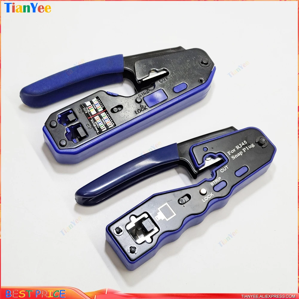 RJ45-EZ-Pass-Crimper-Tool-Hand-Network-ToolKit-Crimping-Tool-of-Cat6 ...