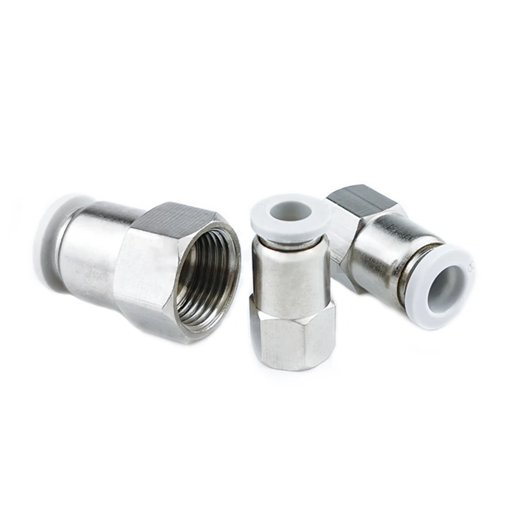 White-PCF-Pneumatic-Quick-Connector-Hose-Air-Pipe-4-6-8-10-12mm ...