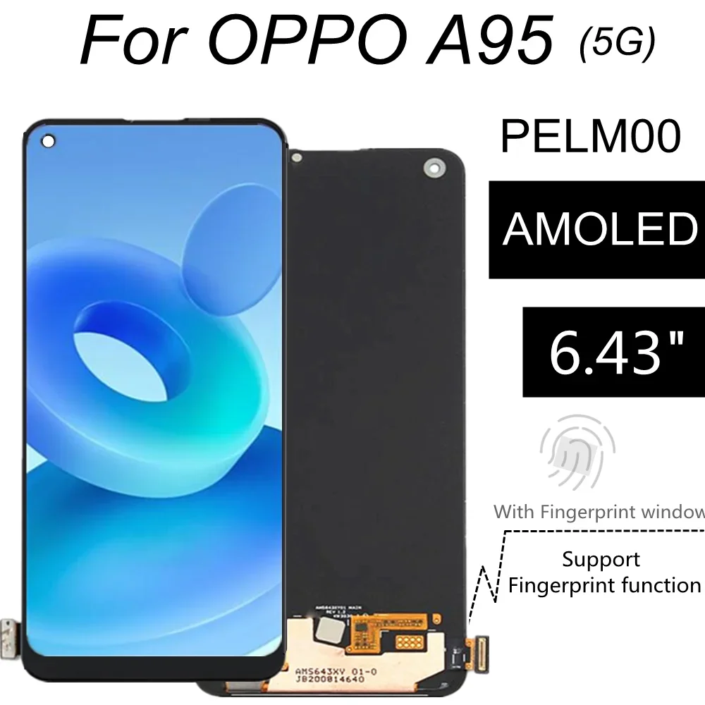 Pantalla-AMOLED-de-6-43-pulgadas-para-OPPO-A95-5G-PELM00-recambio-de ...