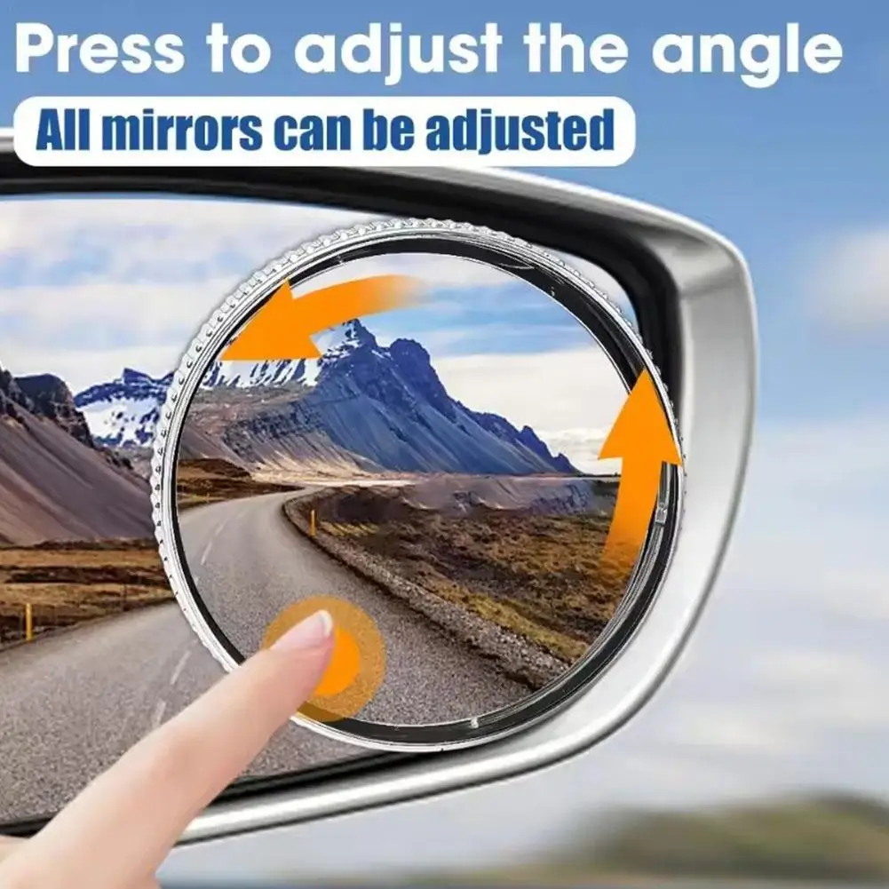 2Pcs-Car-Mirror-HD-Convex-Mirror-Blind-Spot-Auto-Rearview-Mirror-360 ...