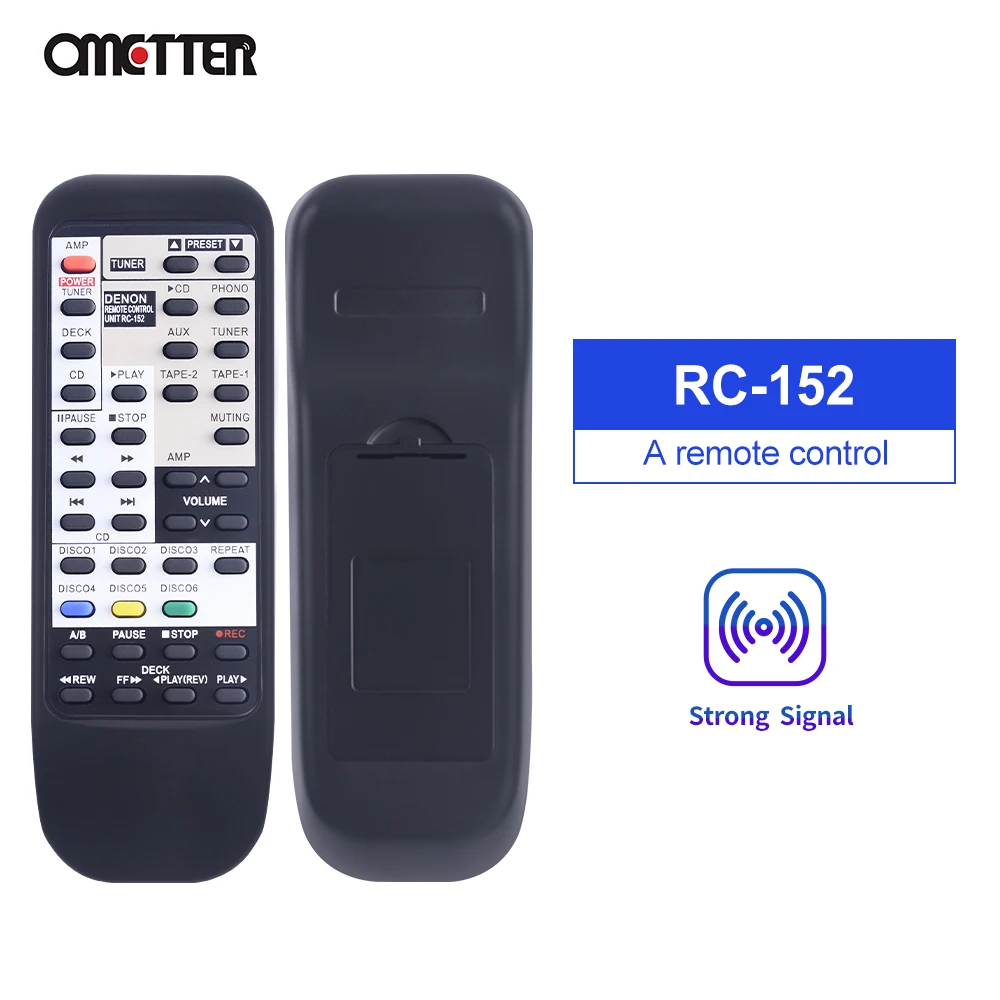 Rc-152 Fit For Denon Parts Remote Control Integrated Stereo Amplifier ...