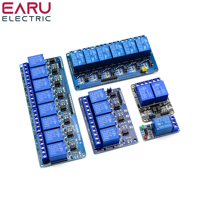 5V-12V-24V-Relay-Module-With-Optocoupler-Relay-Output-1-2-4-6-8-16Way ...