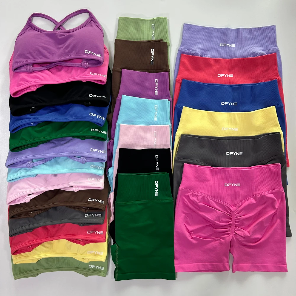 Dfyne-Conjunto-de-gimnasio-din-mico-para-mujer-conjunto-de-Yoga-sin ...