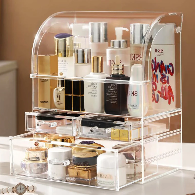 Acrylic-Makeup-Organizer-Cosmetic-Storage-Box-Cosmetic-Display-Case ...