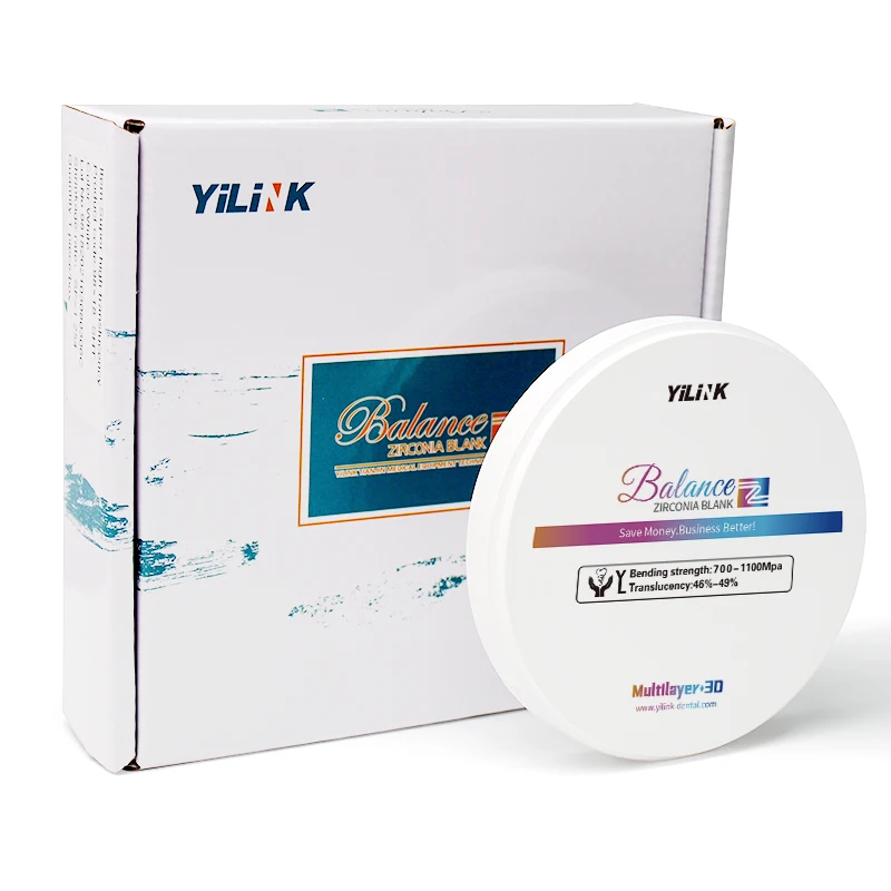Yilink-3D-Pro-Multilayer-Zirconia-Block-Height-25-MM-Translucency-46-49 ...