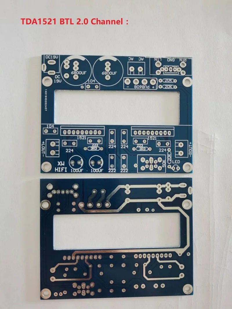 Amplificador de potência estéreo tda1521 btl 2.0 canal 30w + 30w ...
