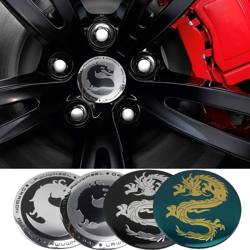 56mm-Dragon-Logo-Car-Wheel-Center-Emblem-Hub-Caps-Stickers-for-BMW-Audi ...