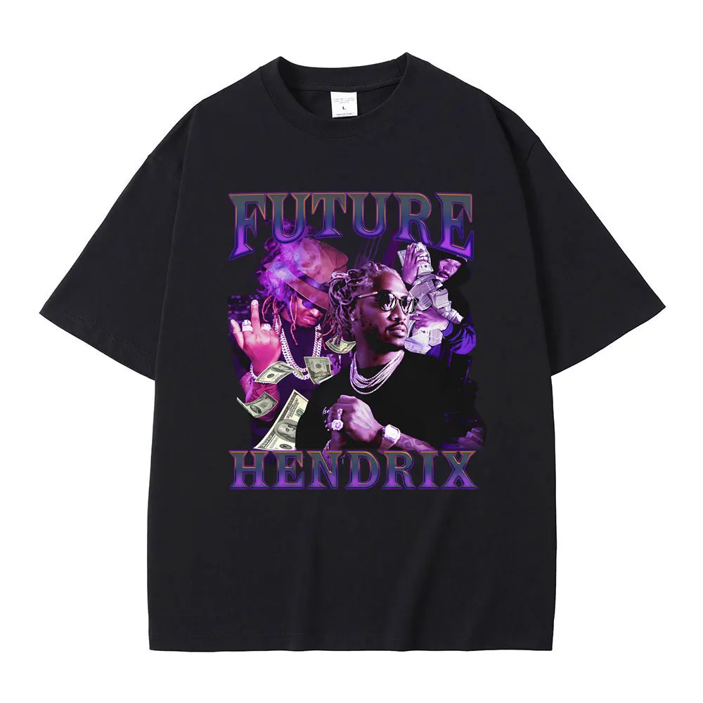 Rapper-Future-Hendrix-Graphic-Print-T-shirts-Men-Women-Hip-Hop-90s ...