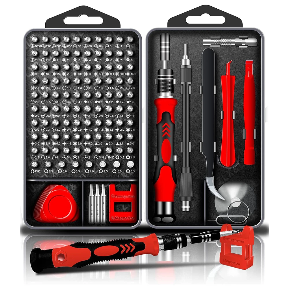Small Electronic Screwdrivers | Magnetic Screwdriver Bit Set - 122/115 ...