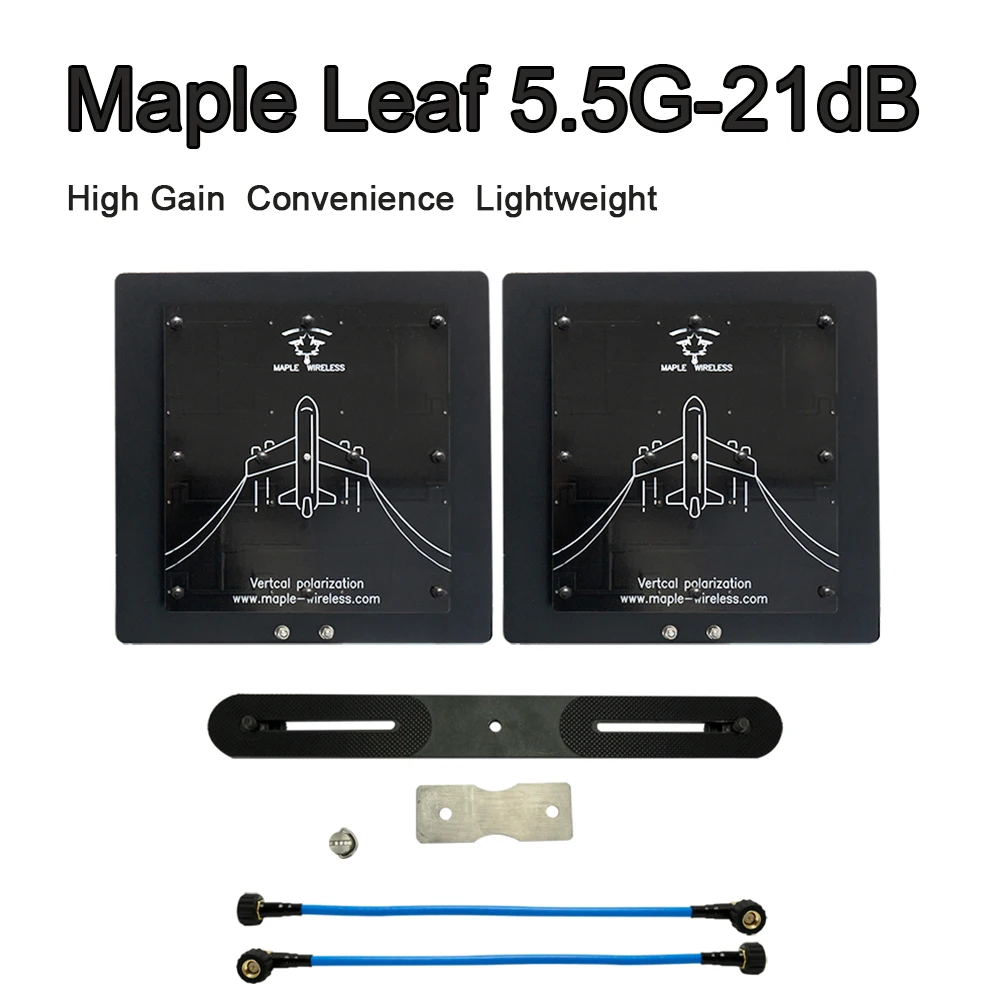 Maple Leaf 5.5G-21dB Antenna Enhanced Distance Strong Signal ...