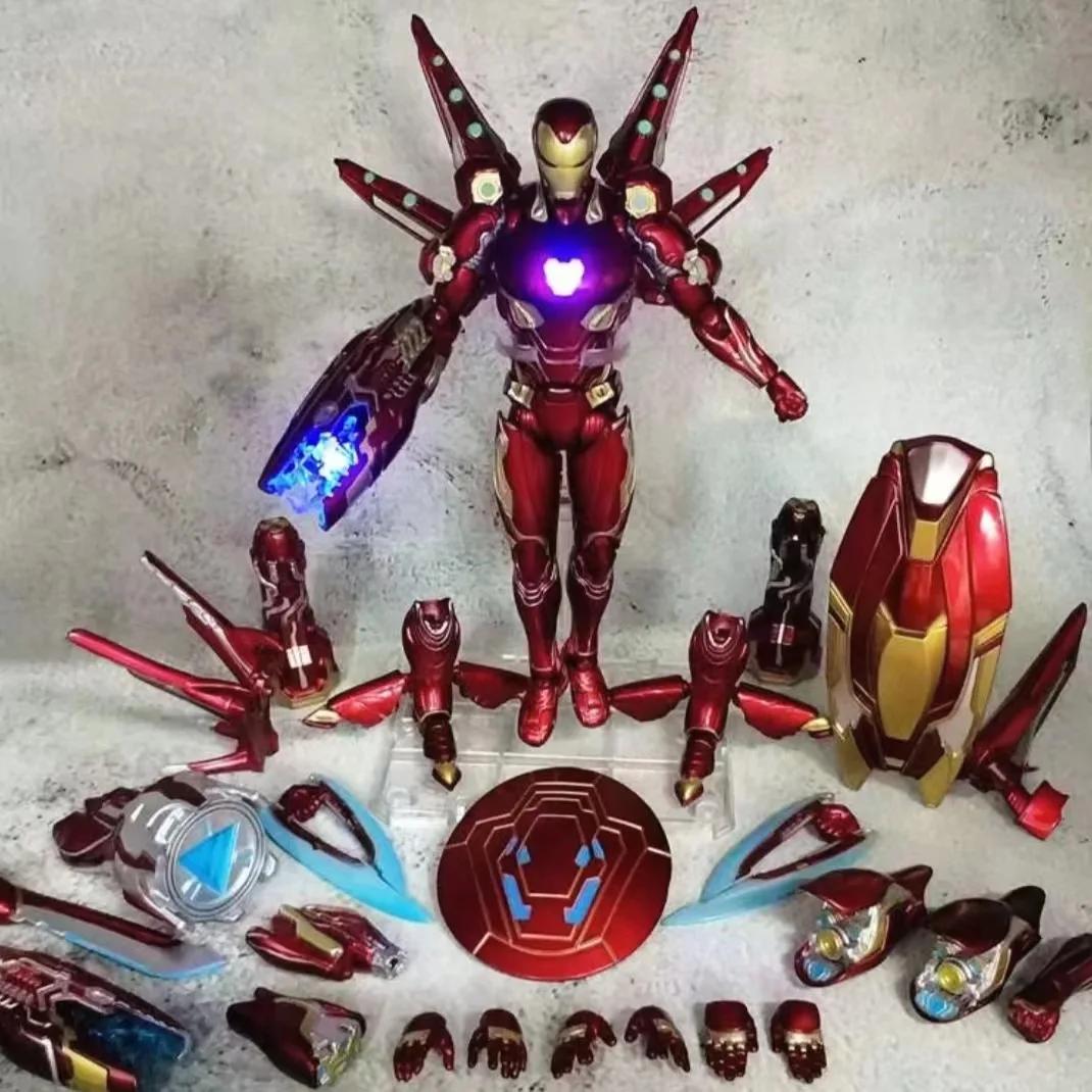 Marvel-Comics-Iron-Man-Armor-Model-Carved-Edition-Luminous-Hand-made ...