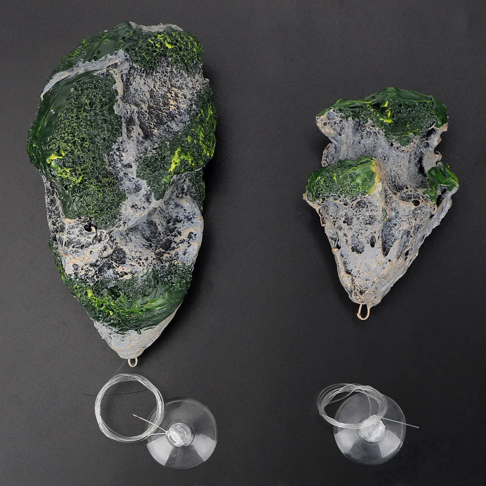 Decoraci-n-de-pecera-de-roca-voladora-piedra-suspendida-de-resina ...