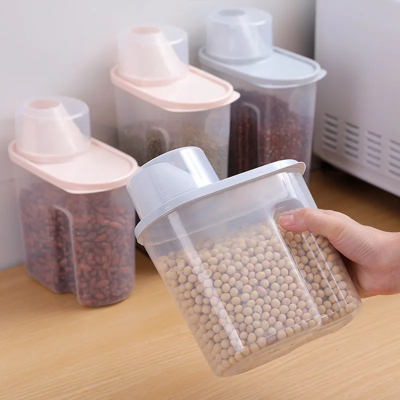 Sealed-Rice-Barrel-Household-Miscellaneous-Grain-Barrel-Moisture-Proof ...