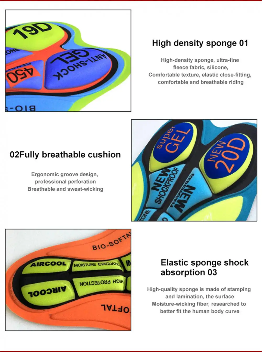 Sponge Breathable Pads Different Colors Your Buttocks Cushion Alternate ...